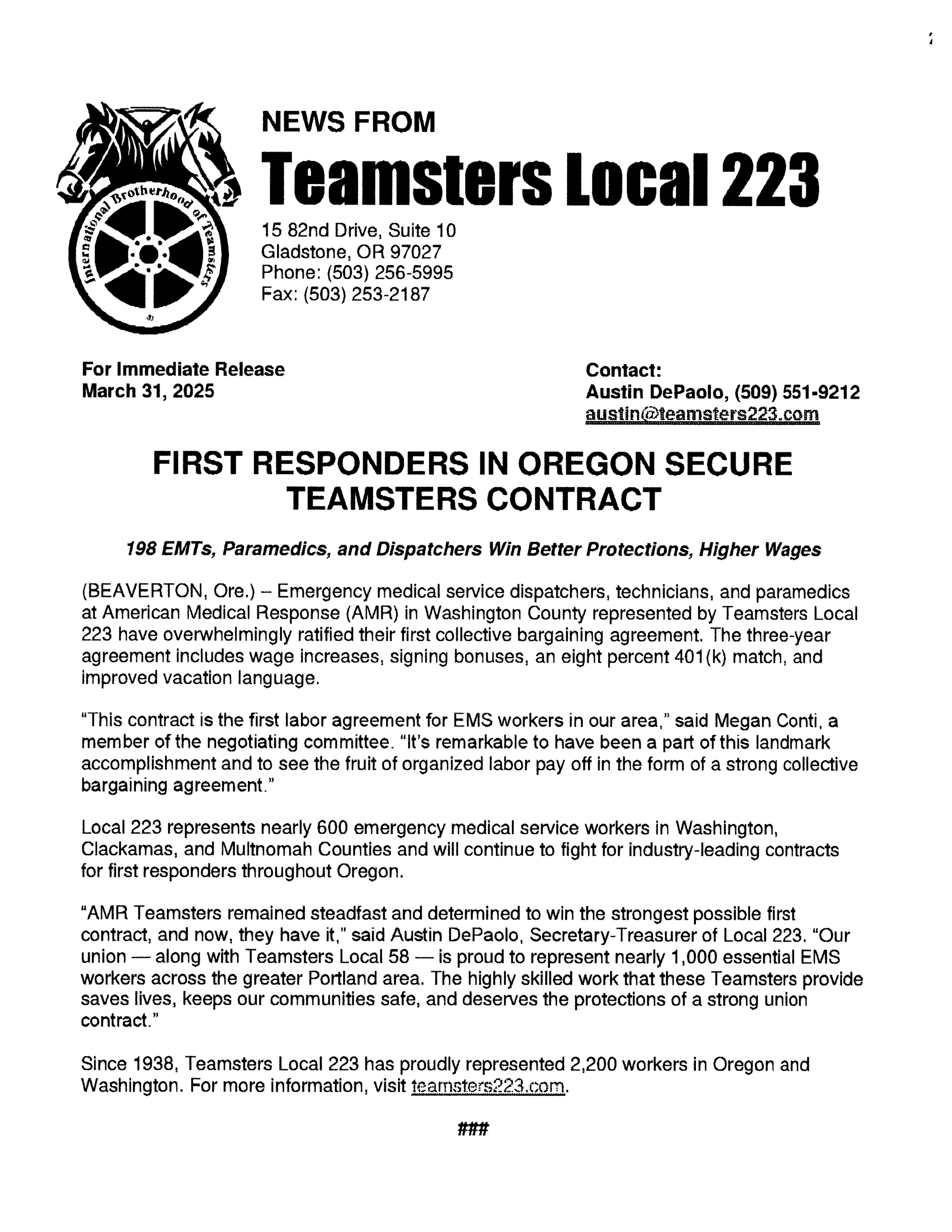 Teamsters Joint Council No. 37